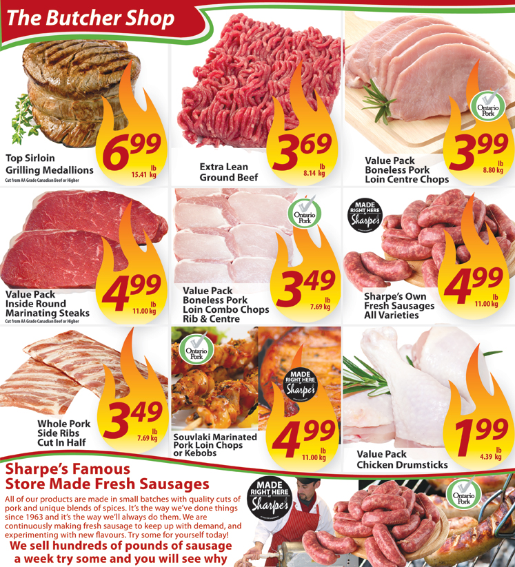 Weekly Specials - Sharpe's Food Market