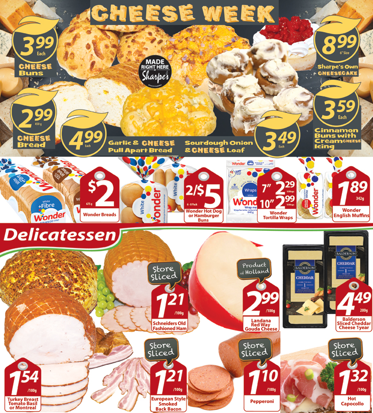 Weekly Specials - Sharpe's Food Market